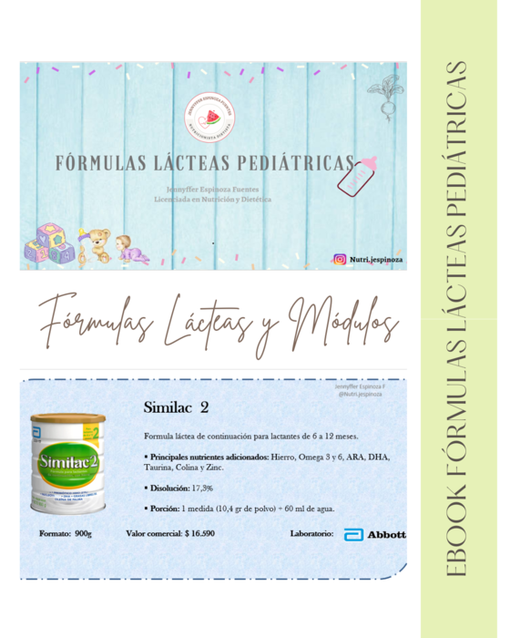 Ebook Fórmulas Lácteas Pediátricas :: nta.jennyfferespinoza